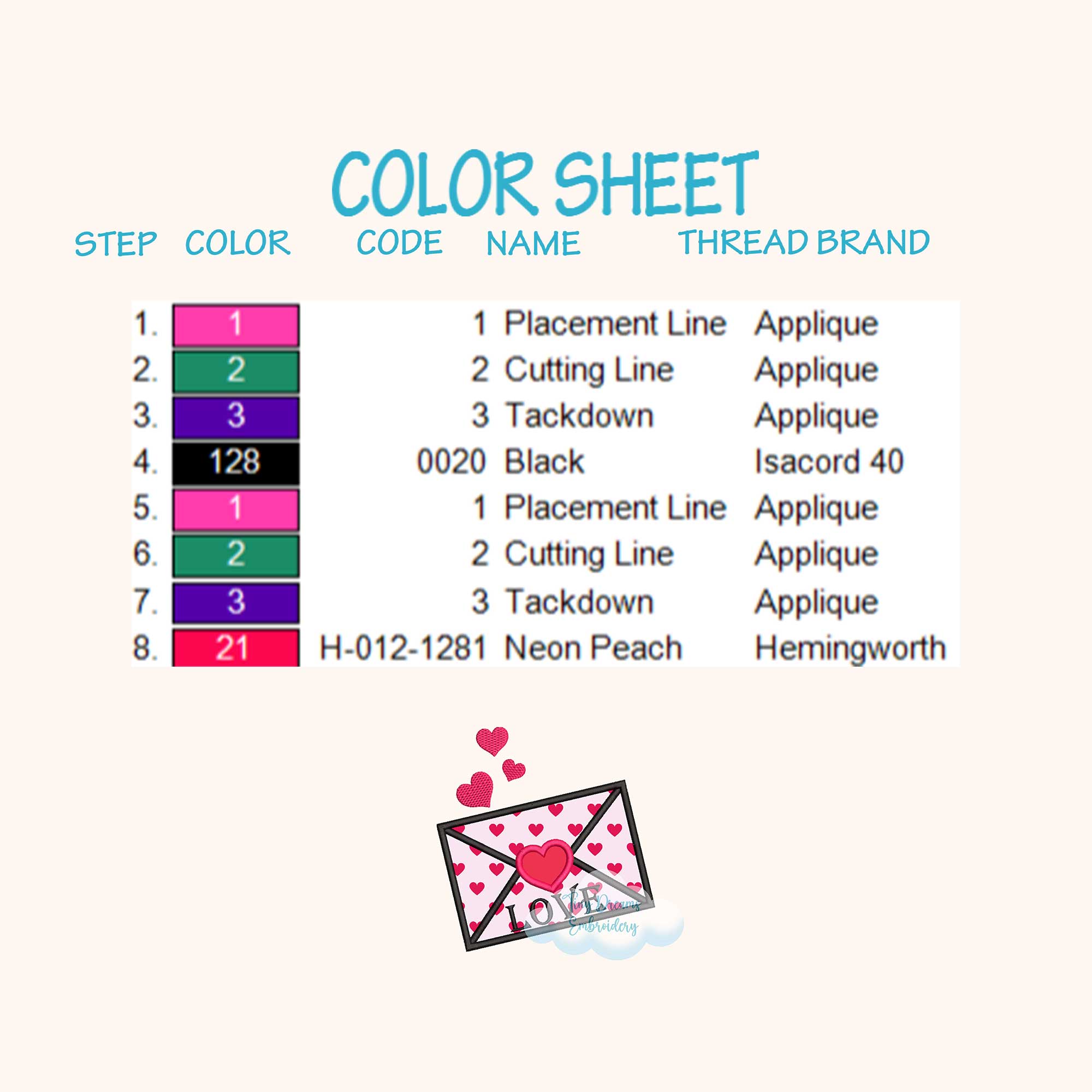 Love Letter Envelope Applique: Valentine Heart Embroidery Design (3 ...